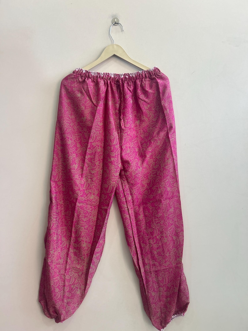 Boho Silk Harem Pants, Hippie Style Night Pajama - Etsy