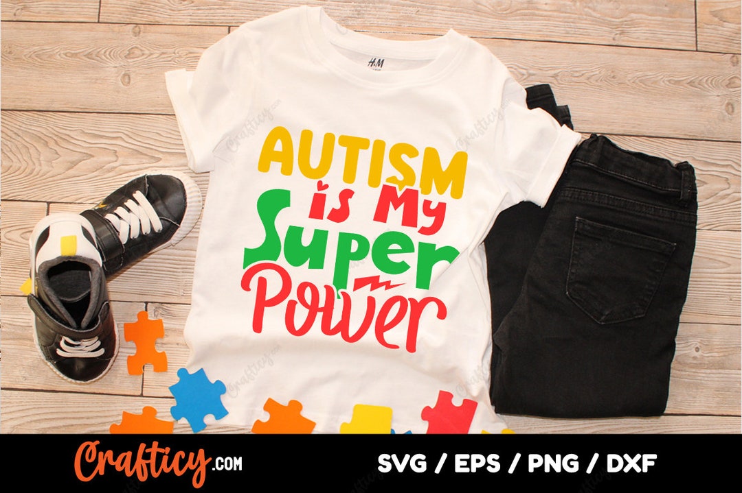 El autismo es mi súper poder SVG Autism Puzzle Svg Autism - Etsy México