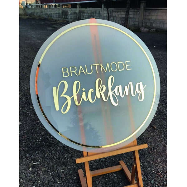 Frosted Acrylic Wedding Sign - Etsy