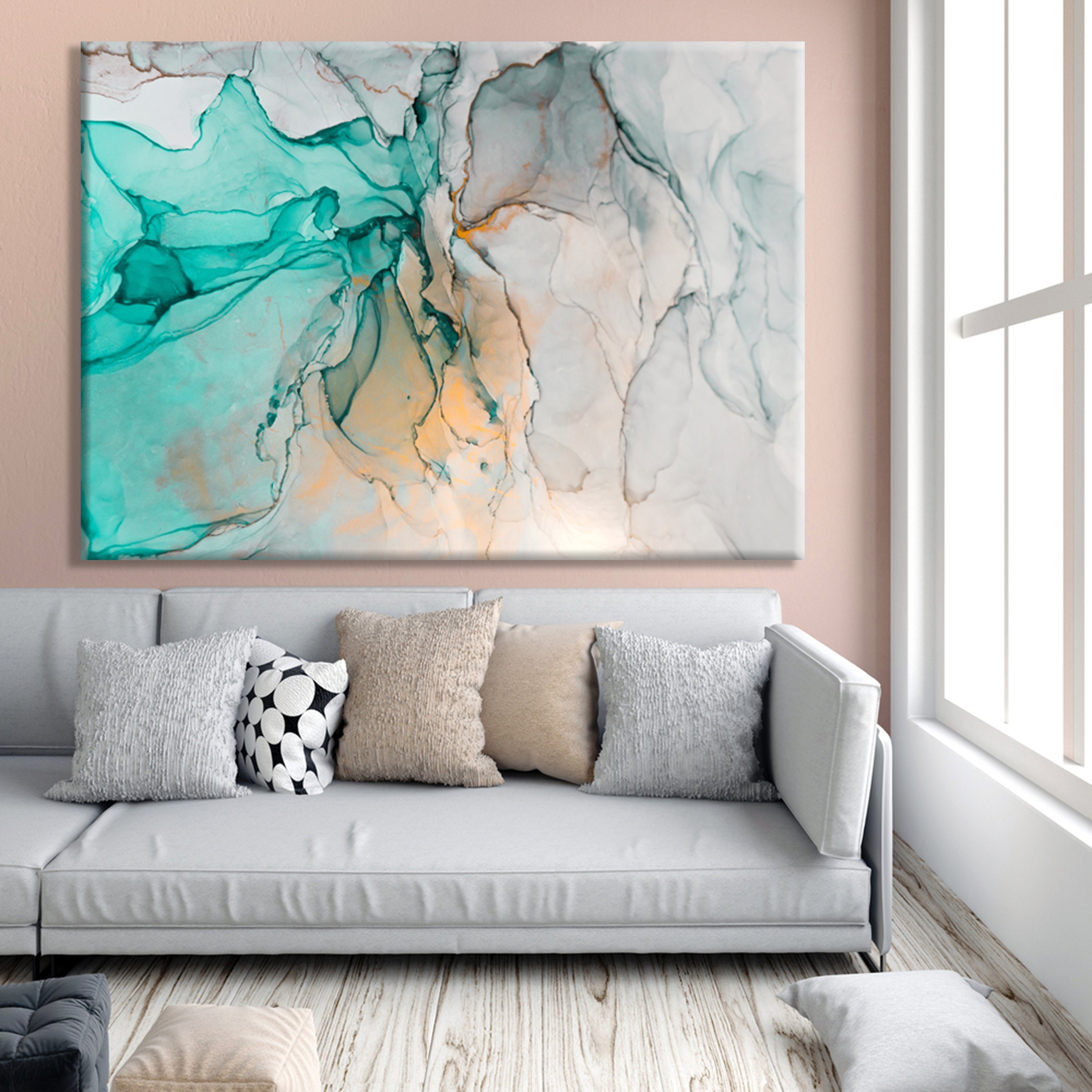 Abstract Art Decor Modern Wall Art Abstract Office Print | Etsy