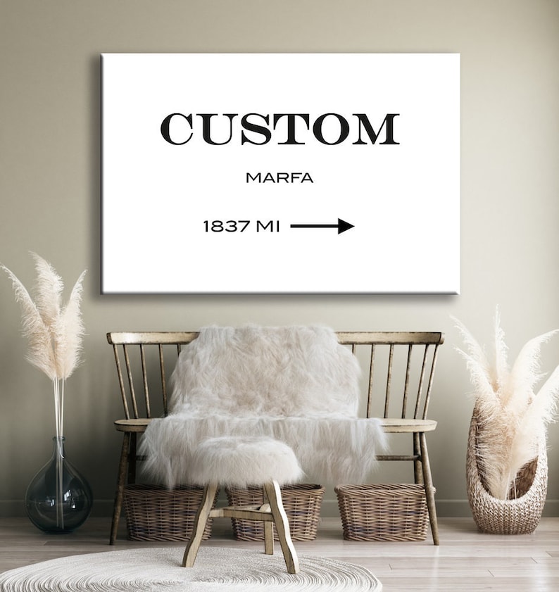 Custom Marfa Canvas Print – Gossip Girl Inspired Art - Etsy