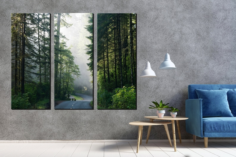 Forest Landscape Canvas Decor Art Canvas Wall Art Canvas - Etsy