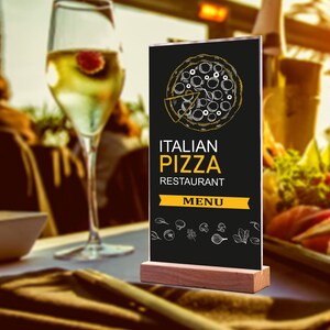 2 Acrylic Menu Acrylic Menu for Restaurants ACRYLIC LOGO DESIGNS ...