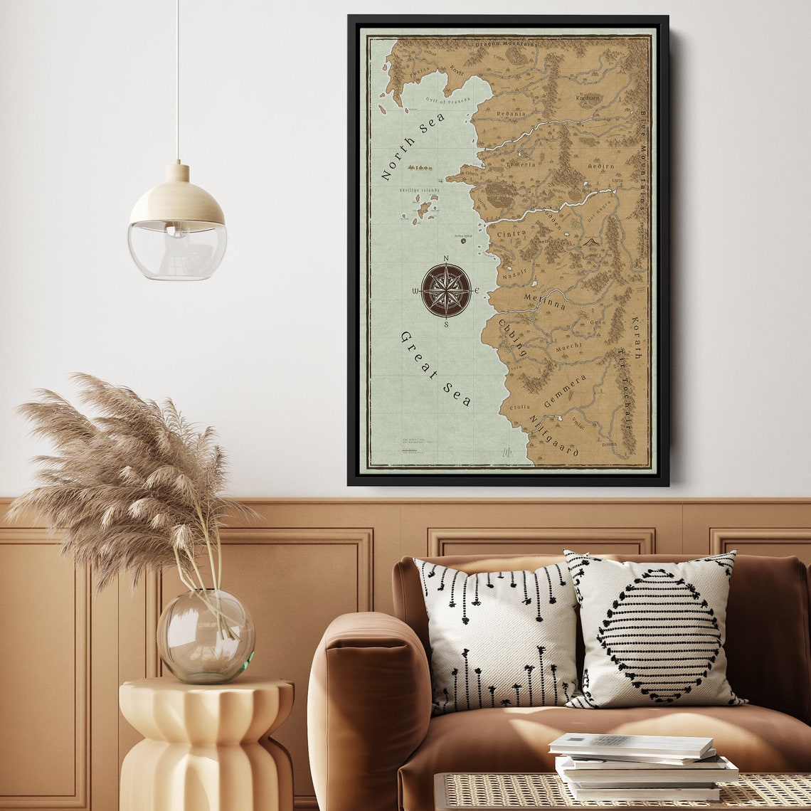 Best Movie Map Canvas Artwork Map Artwork Poster Print Wall - Etsy
