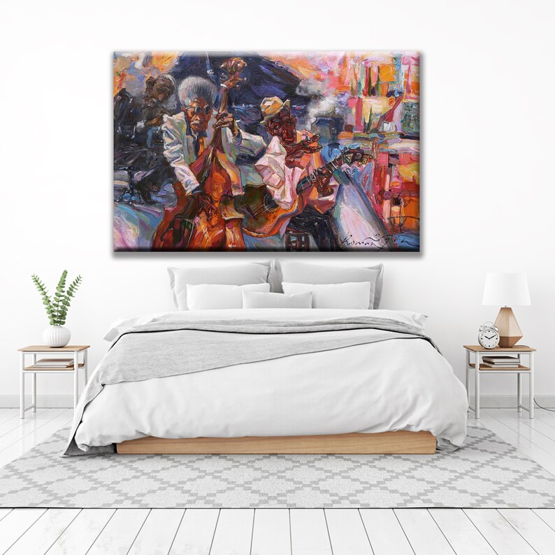 Abstract African Jazz Art Dancing People Jazz Poster Print - Etsy
