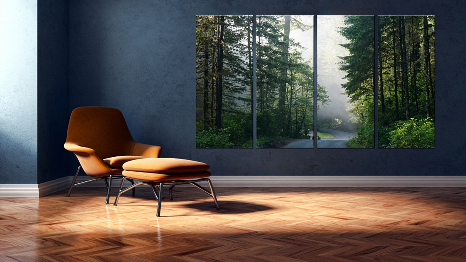 Forest Landscape Canvas Decor Art Canvas Wall Art Canvas - Etsy