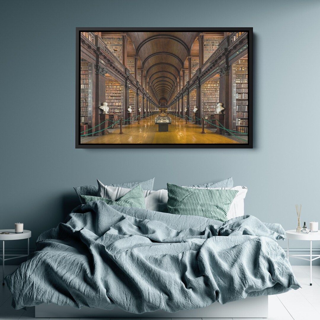 Trinity College Library Canvas Print: Dublin Home Decor, Famous ...