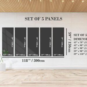 Single Panel Art Decor Modern Wall Art Black and Gold Office Printlarge ...