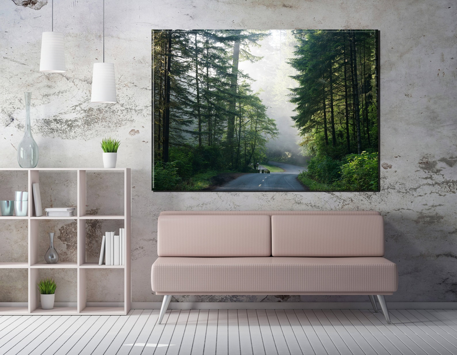 Forest Landscape Canvas Decor Art Canvas Wall Art Canvas - Etsy