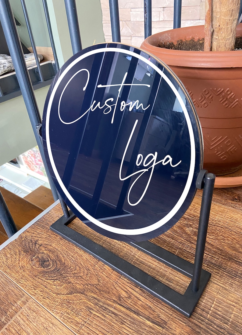 Custom Acrylic Logo Mirror Sign, Hairdresser Salon Decor - Etsy