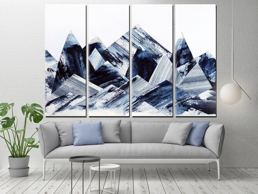 Abstract Triangle Shapes on a White Background , 3D Abstract Painting ...