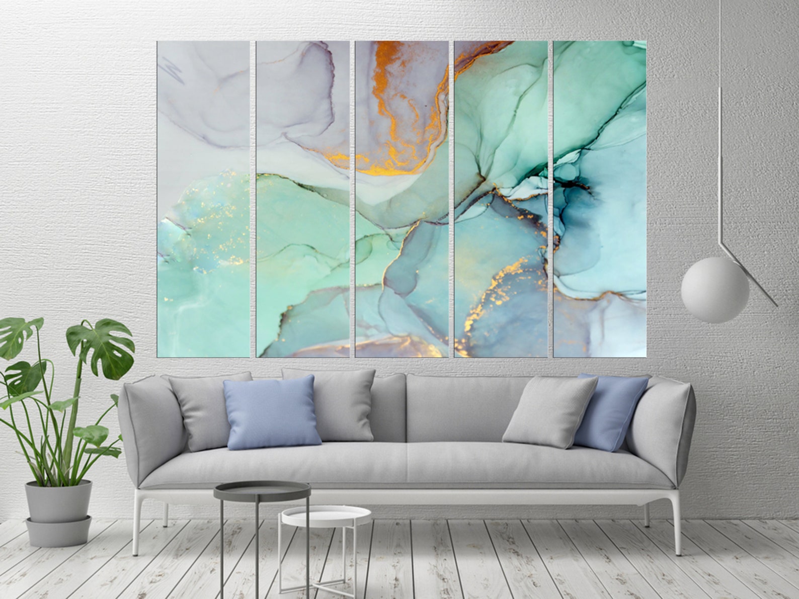 Set of 5 Abstract Art Decor Modern Wall Art Abstract - Etsy