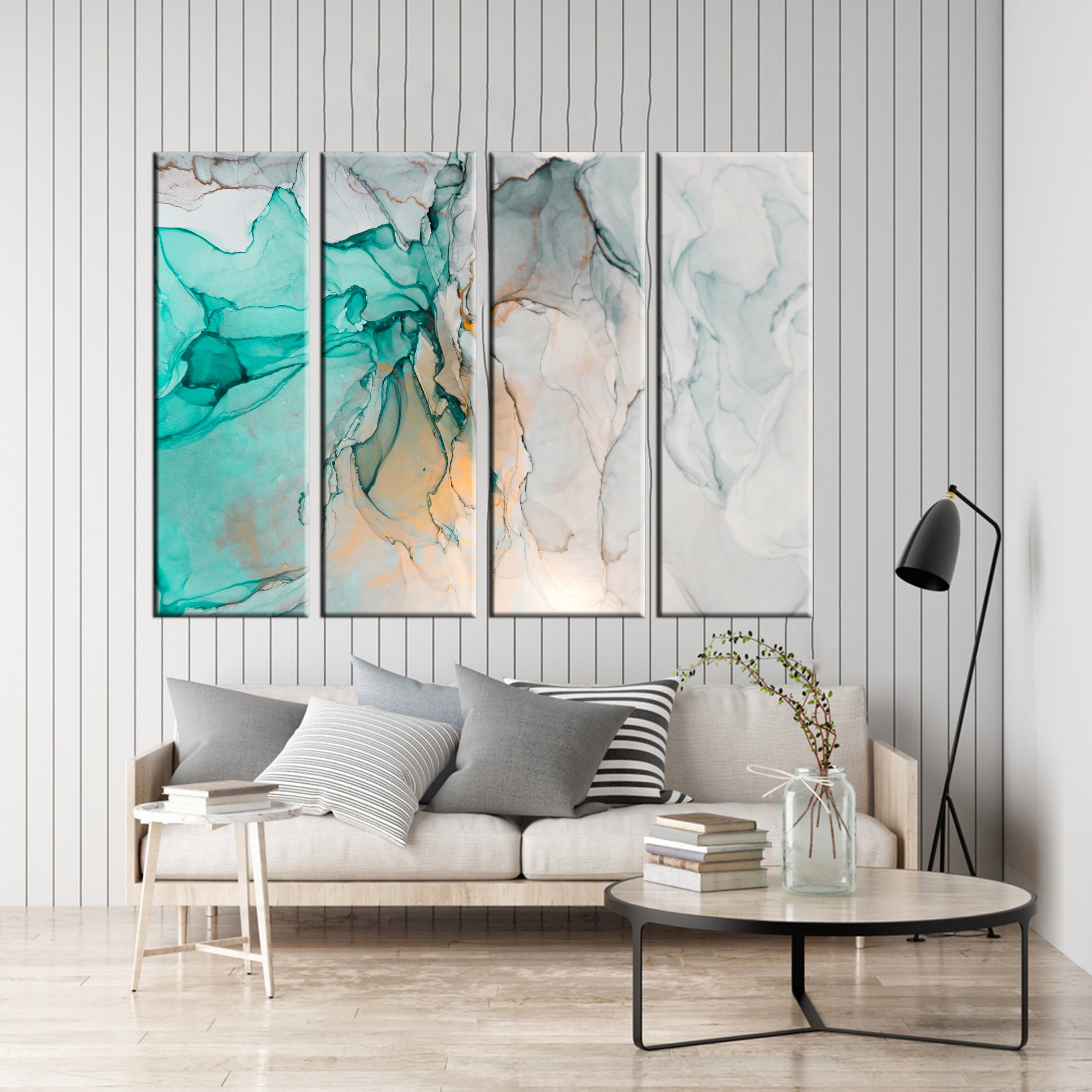 Large Marble Art Marble Canvas Print Beautiful Abstract Art - Etsy