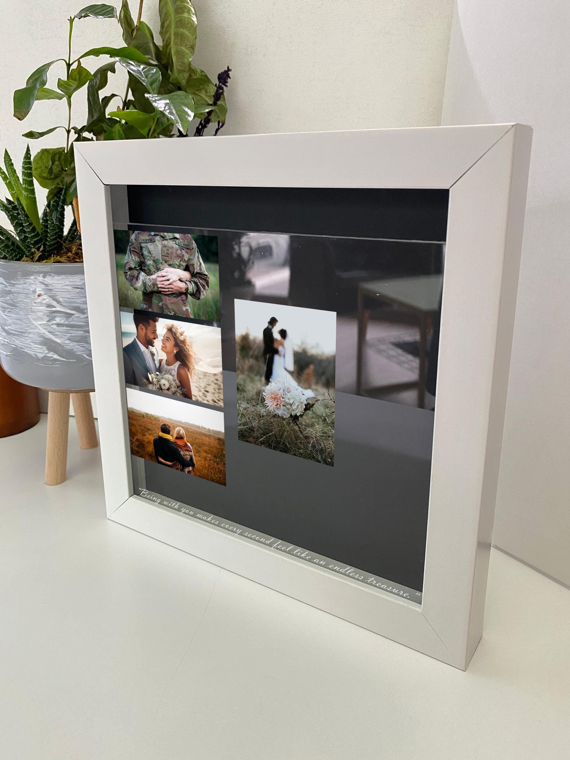Personalized Photo Shadow Box | Travel Memory Keepsake Gift - Etsy