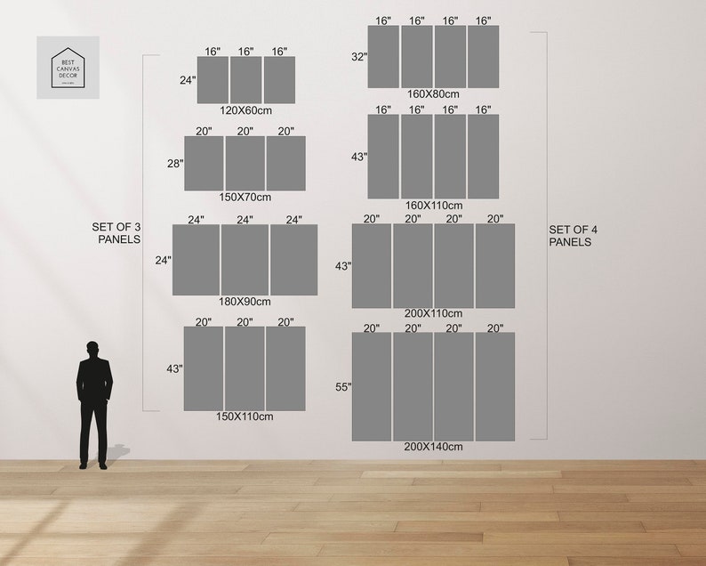 Set of 5 Abstract Art Decor Modern Wall Art Abstract - Etsy