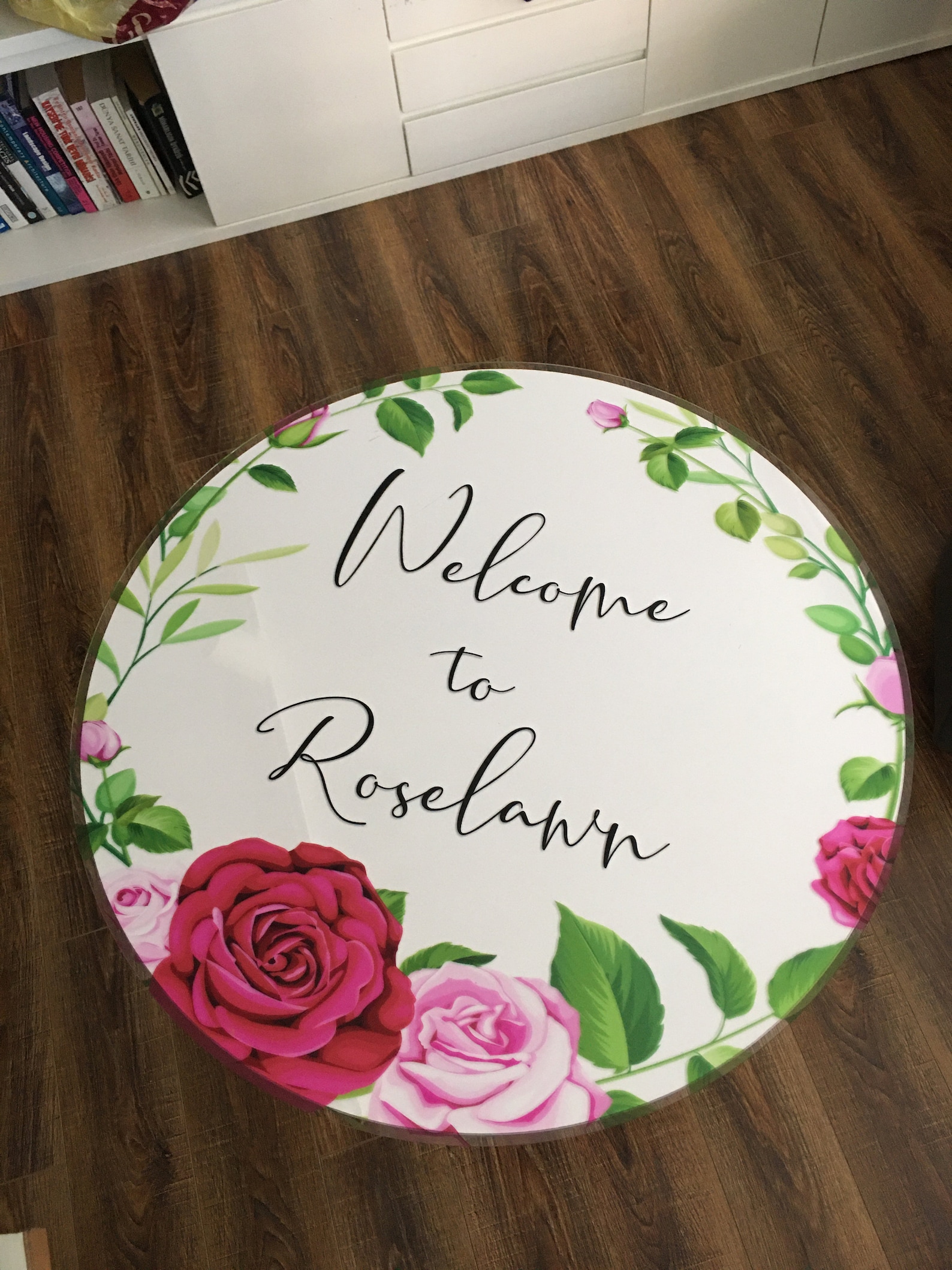 Pink Floral Wedding Welcome Sign Special Welcome Sign - Etsy