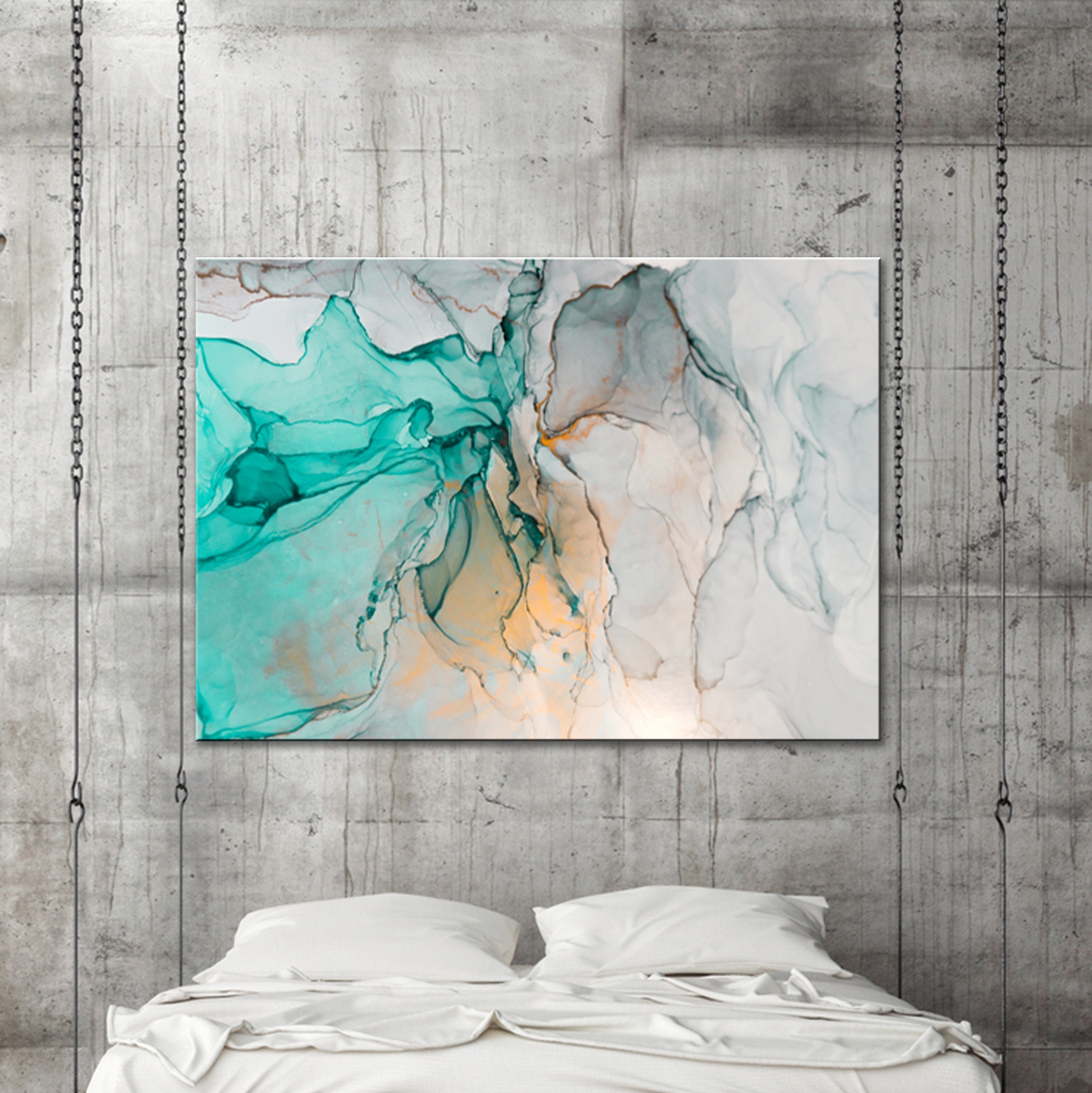 Abstract Art Decor Modern Wall Art Abstract Office Print | Etsy