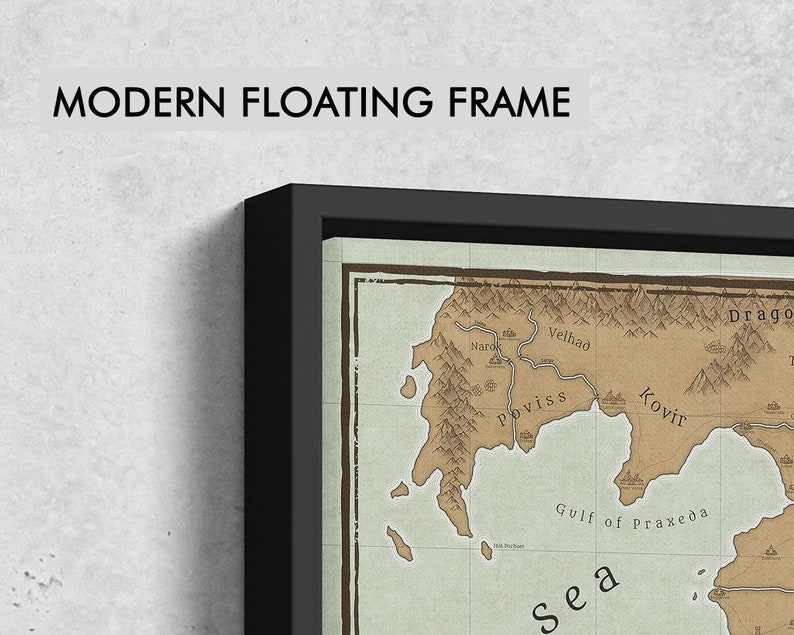 Best Movie Map Canvas Artwork Map Artwork Poster Print Wall - Etsy