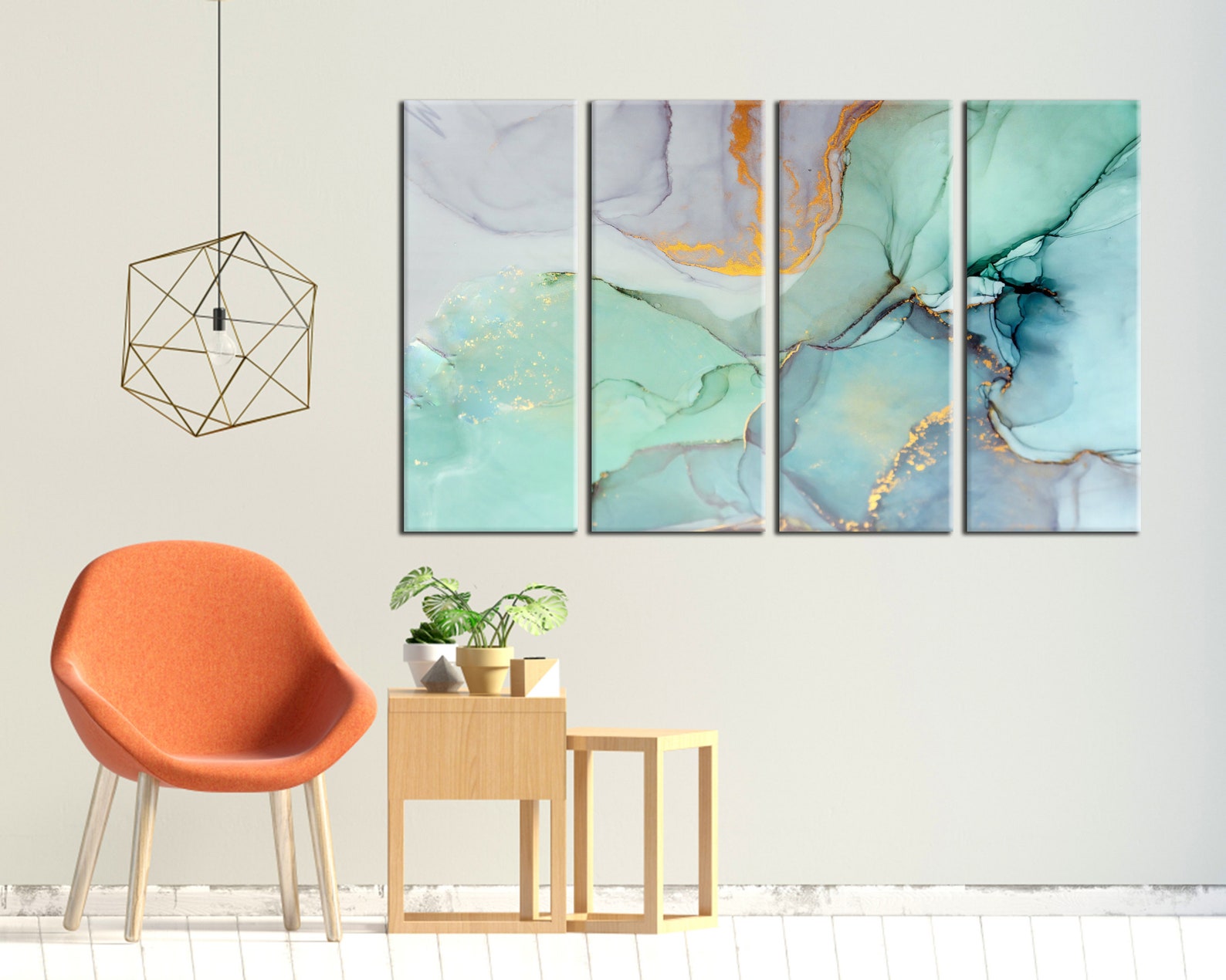 Set of 5 Abstract Art Decor Modern Wall Art Abstract - Etsy
