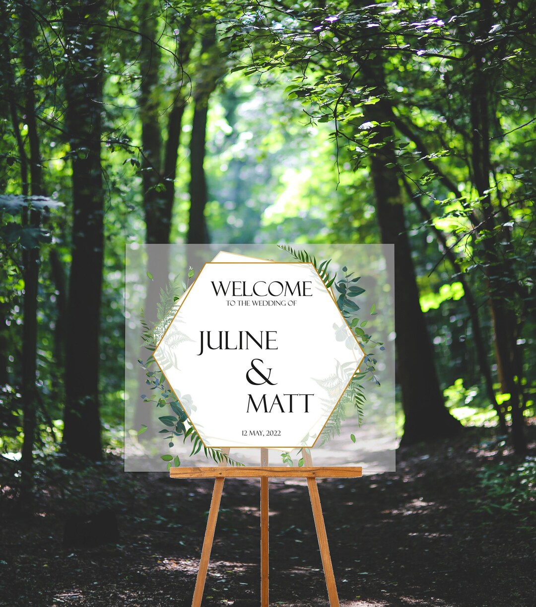 Clear Acrylic BOHO Welcome Sign | Boho Wedding Welcome Sign | BOHEMIAN ...