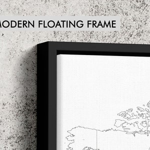 Paintable World Map Canvas, Customizable Map for Travelers, Perfect ...