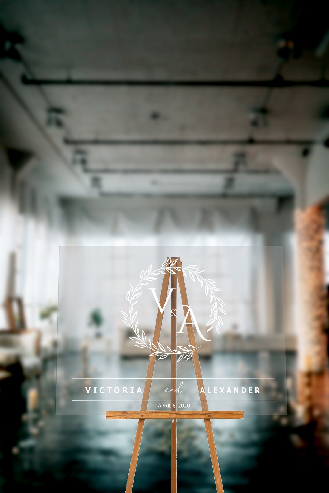 FREE PREVIEW Clear Acrylic Welcome Sign Wedding Welcome Sign - Etsy