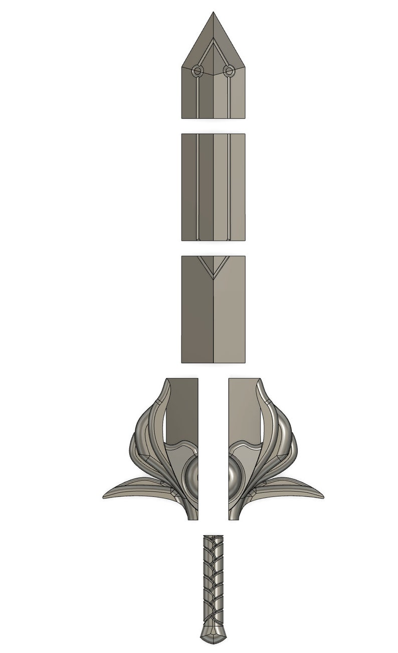 Sword of Protection (she-ra and the Princesses of Power) 3D Printed Kit ...