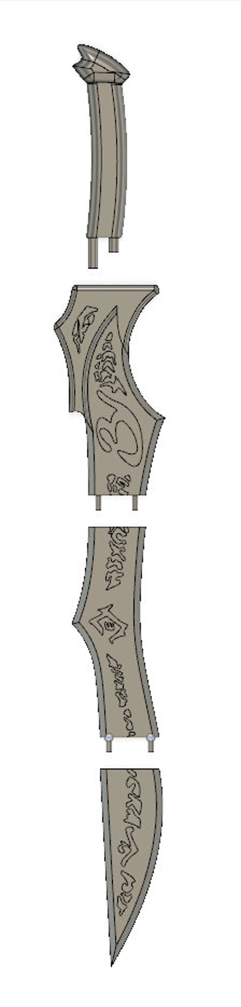 Seraph Blade (shadow Hunters) 3D Printed Kit - Etsy