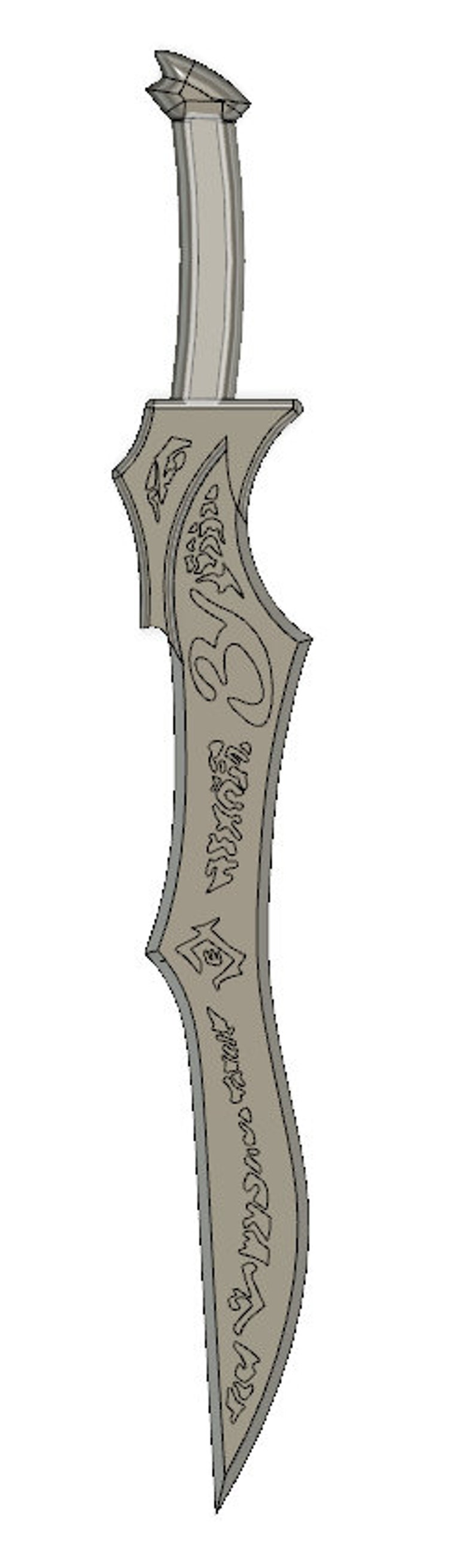 Seraph Blade (shadow Hunters) 3D Printed Kit - Etsy