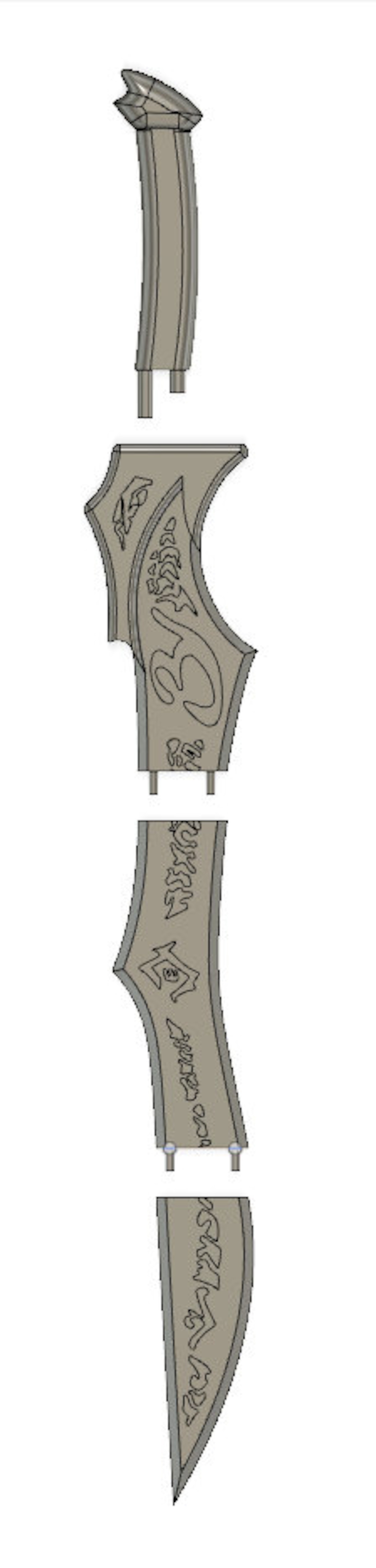 Seraph Blade (shadow Hunters) Downloadable .STL File - Etsy