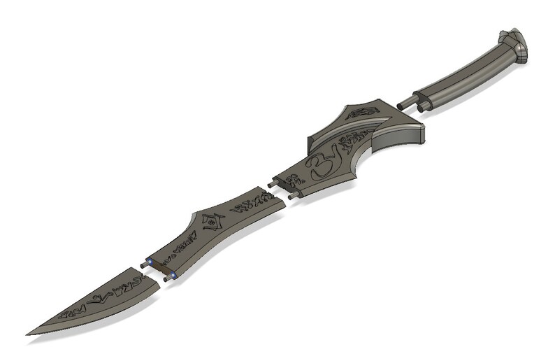 Seraph Blade (shadow Hunters) 3D Printed Kit - Etsy