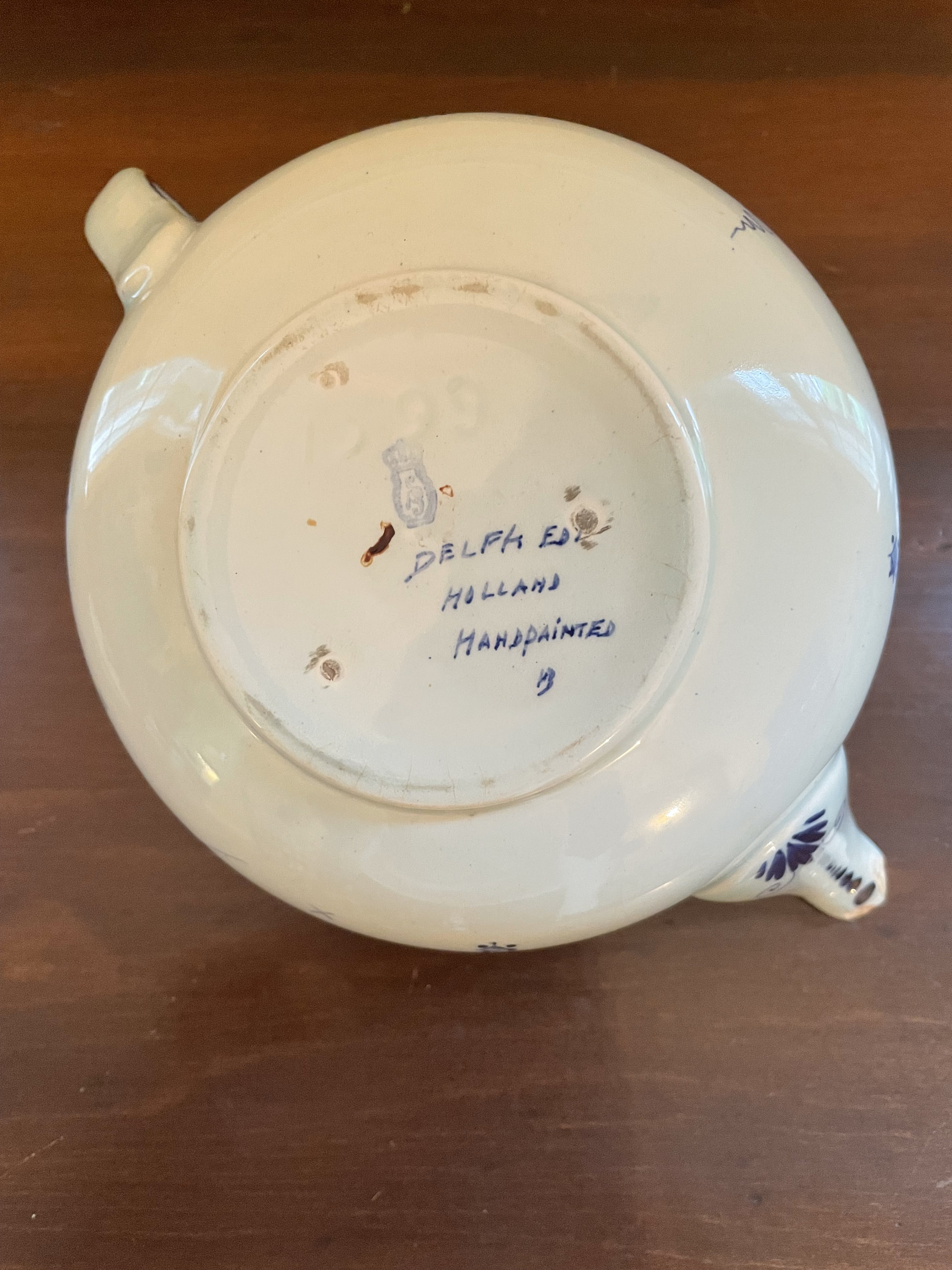 Hand Painted Delft Teapot From Holland - Etsy