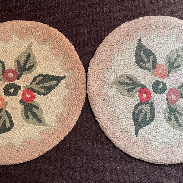 Hooked Chair Pads - Etsy