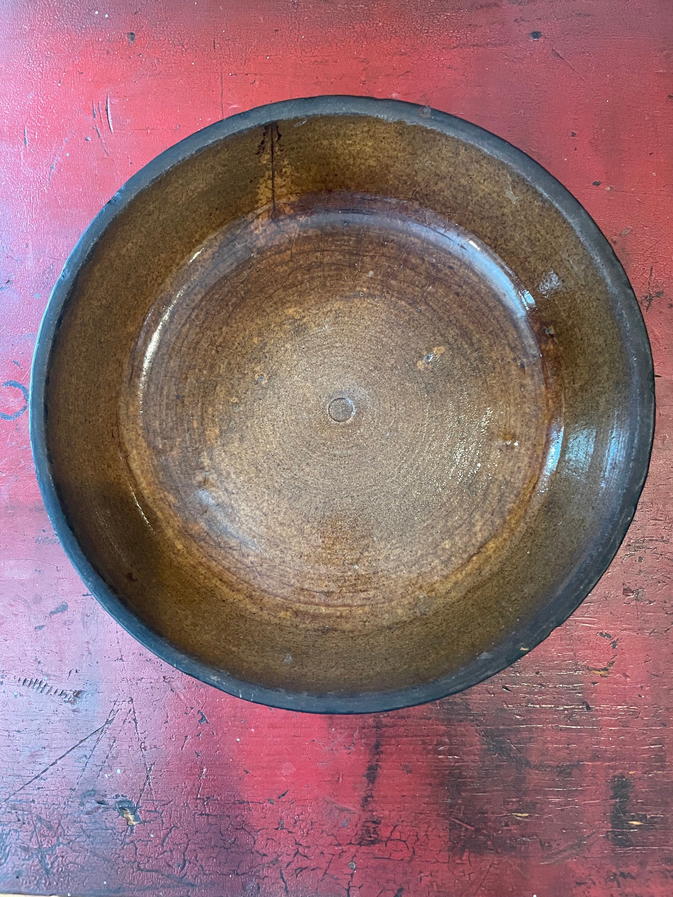 Redware Pie Plate - Etsy
