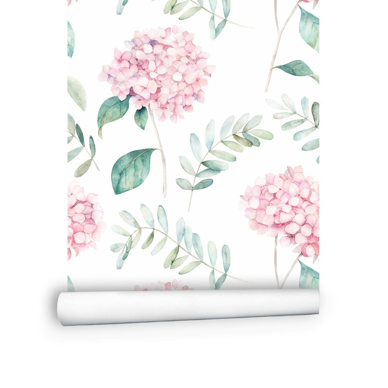 Hydrangea Wallpaper - Etsy