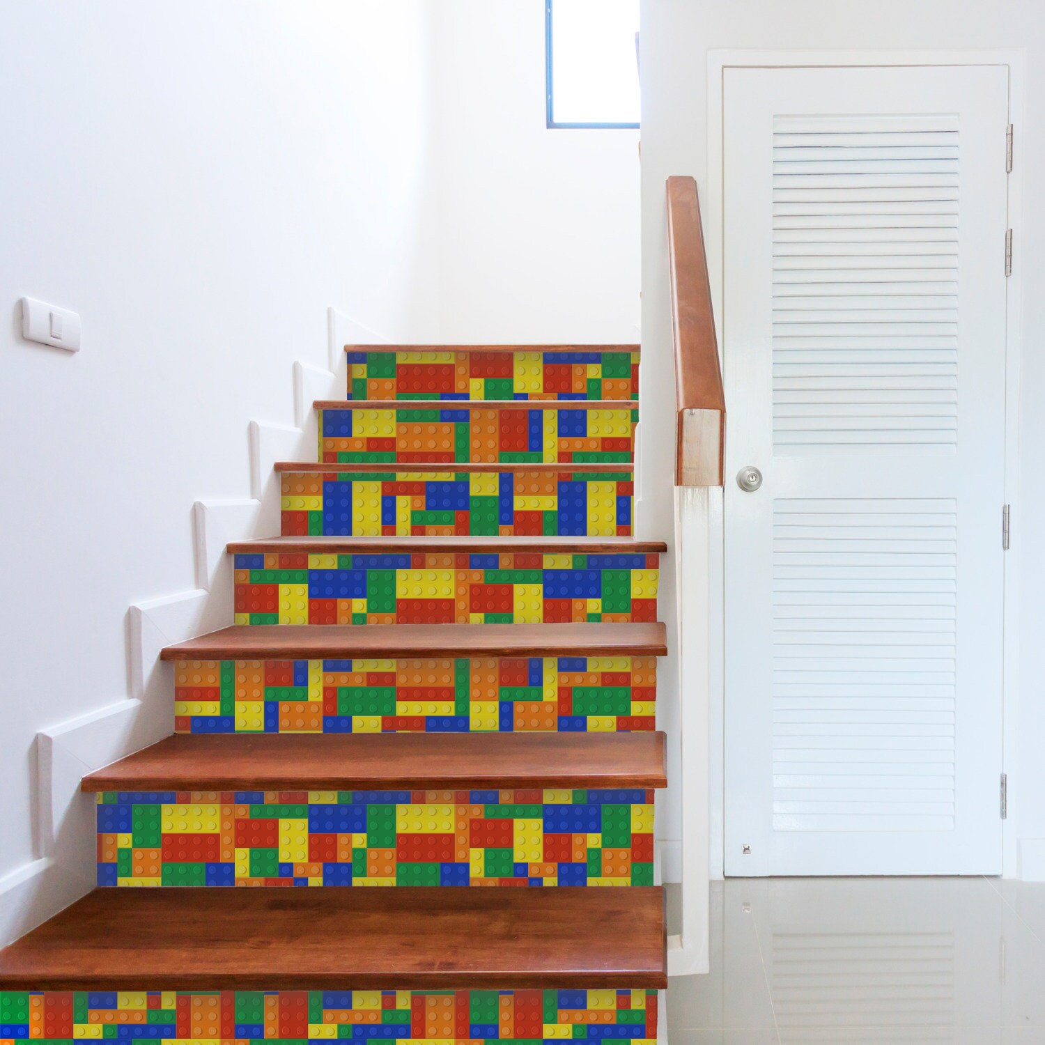 Colorful Blocks Wallpaper for Kids Boy Wallpaper Bright - Etsy