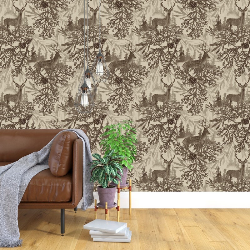 Deer Wallpaper - Etsy