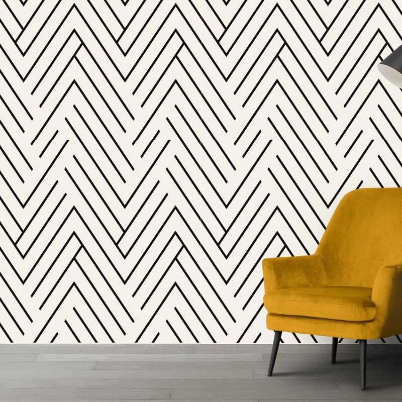 Chevron Wall Decor - Etsy