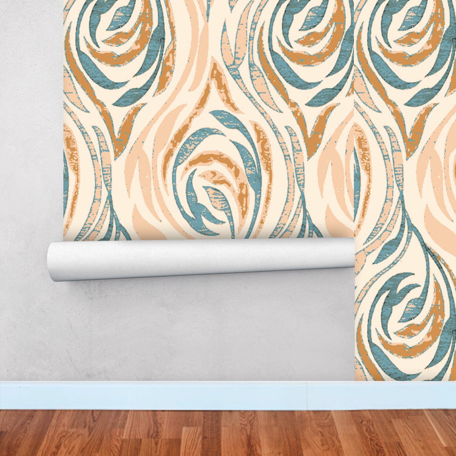 Abstract Wallpaper Geometric Wallpaper Beige Removable - Etsy