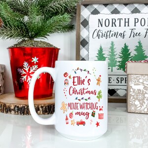 Personalised Christmas Mug, Christmas Movie Mug, Christmas Eve Box ...