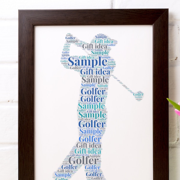 Golf Word Art - Etsy