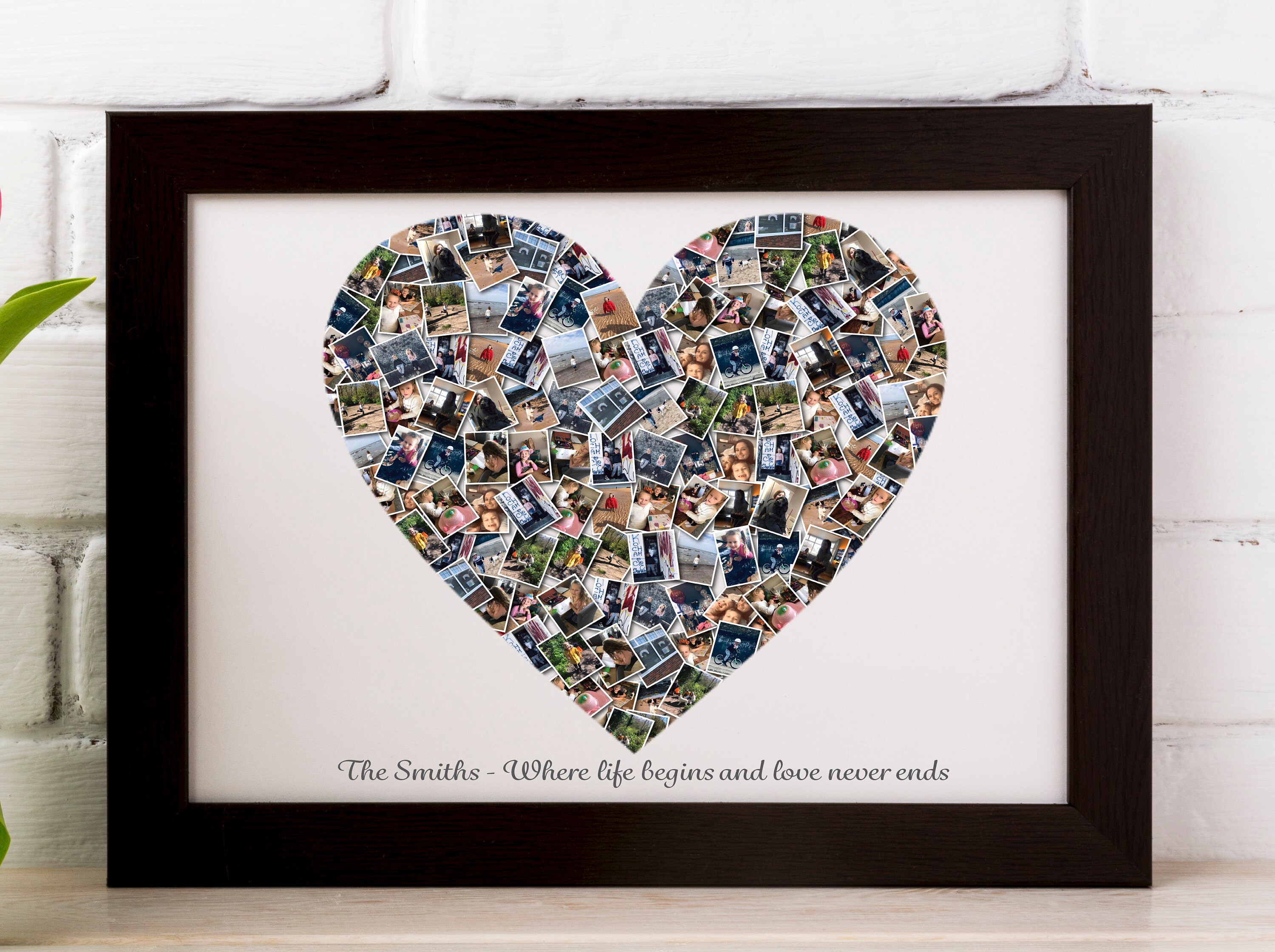 Heart Shape Photo Collage. Picture Collage. Collage of Photos. - Etsy UK