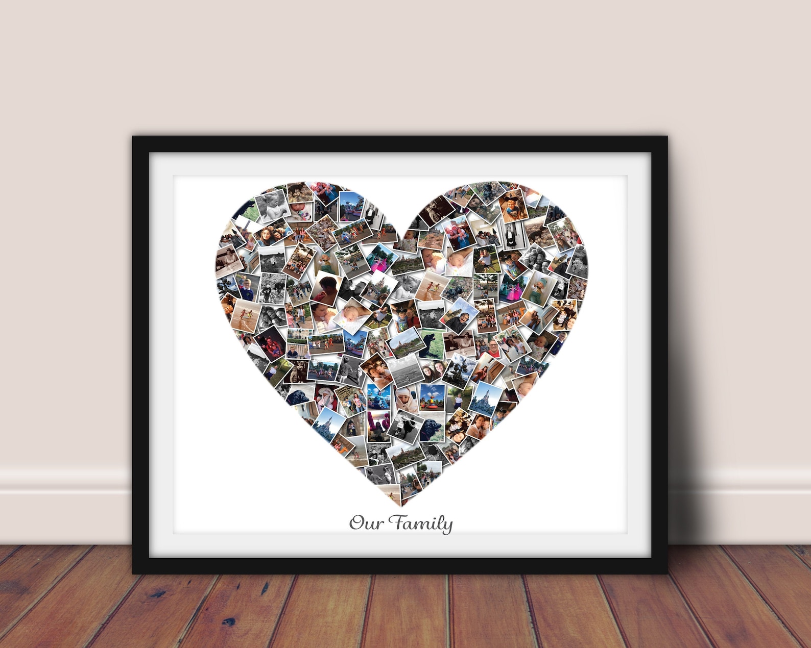 Heart Shape Photo Collage. Picture Collage. Collage of Photos. | Etsy