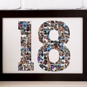 Personalised Photo Collage | Custom Birthday Gift | Picture Collage ...