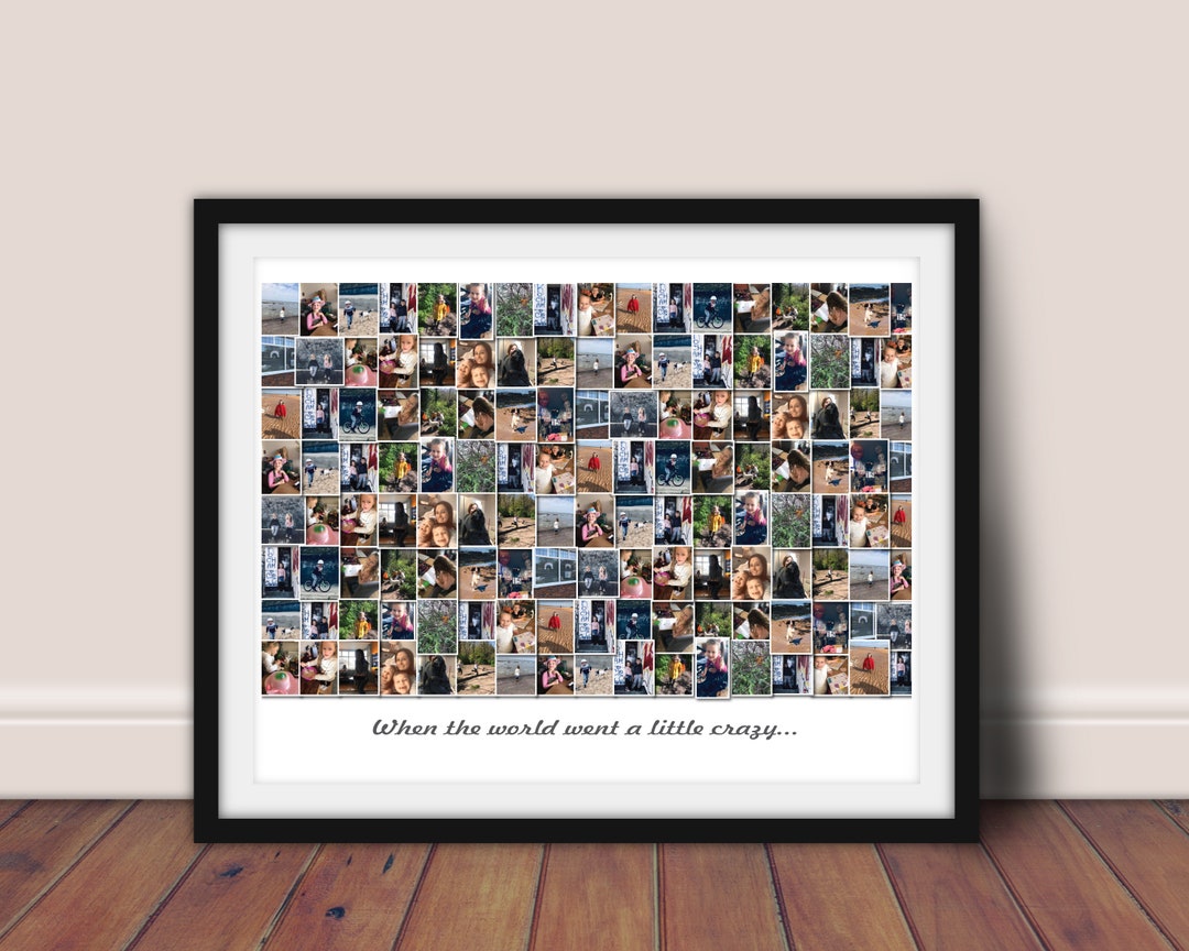 Rectangle Shape Photo Collage. Picture Collage. Collage of Photos ...