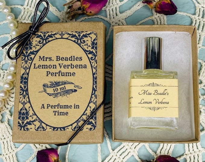 Miss Beadle's Lemon Verbena Perfume, 1857 Formula, Little House on the ...