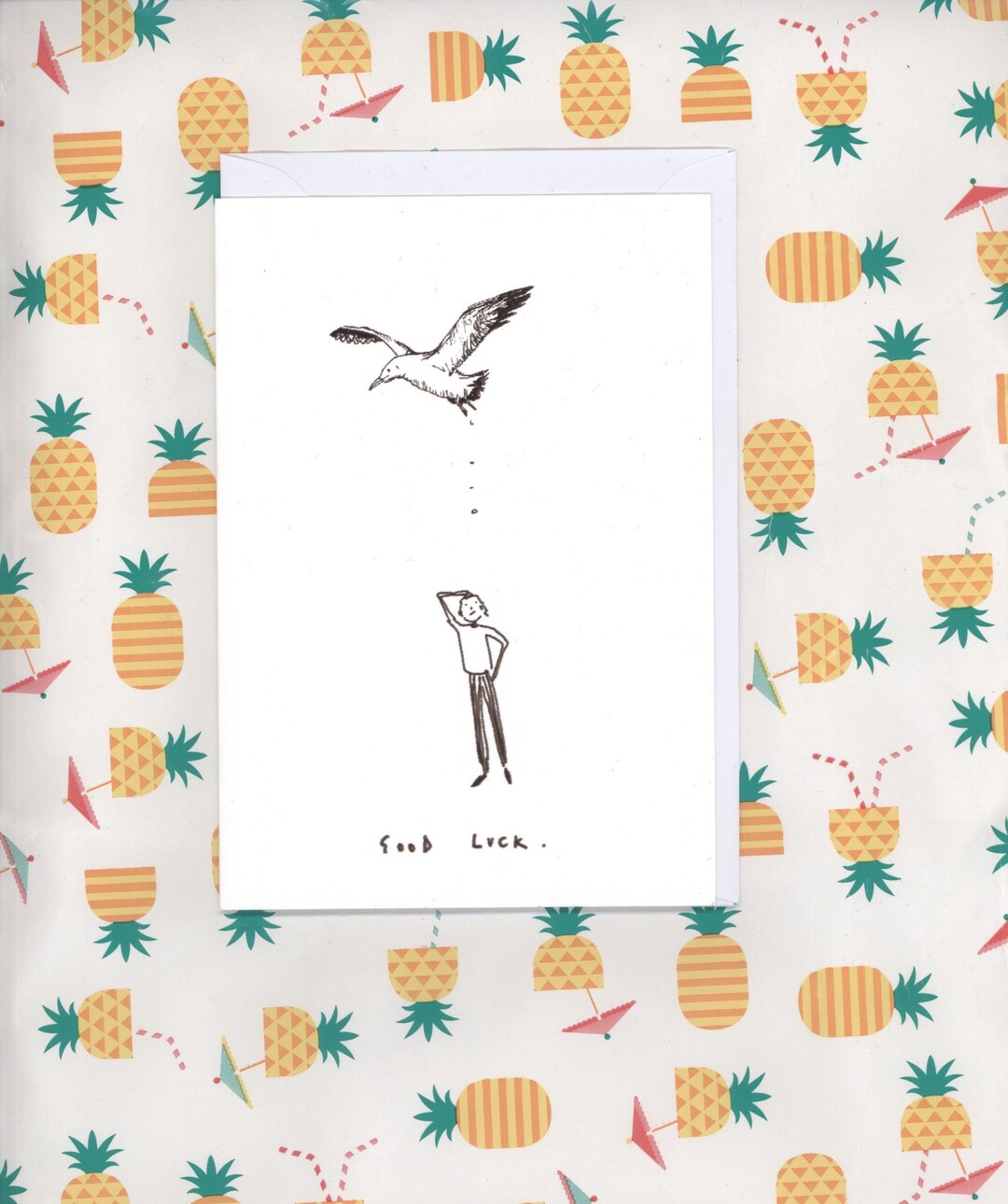 Good Luck Card Blank Greeting Card Poo Humour - Etsy