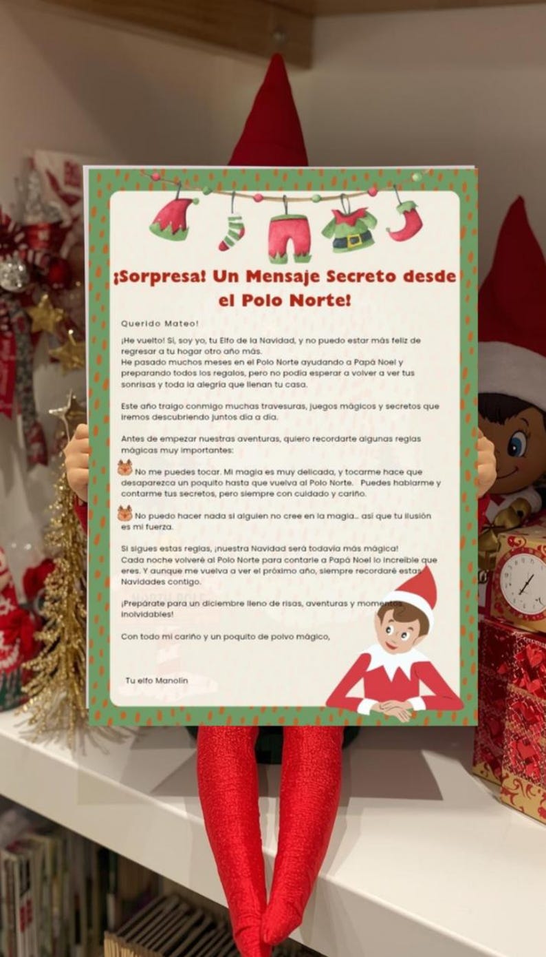 Elf Welcome Letter. Editable Template in Canva. Elf on the Shelf ...