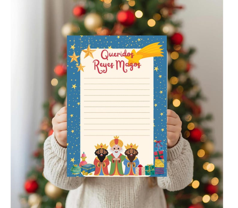 Carta De Reyes Magos. Plantilla Editable En CANVA. Imprimible Para ...