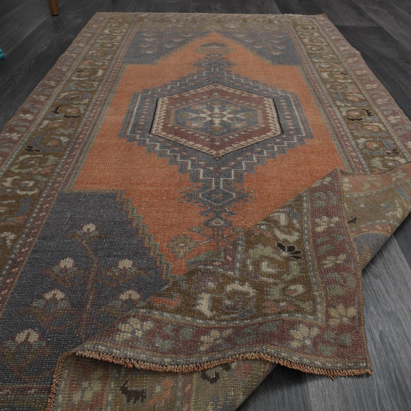 Orange and Grey - Etsy